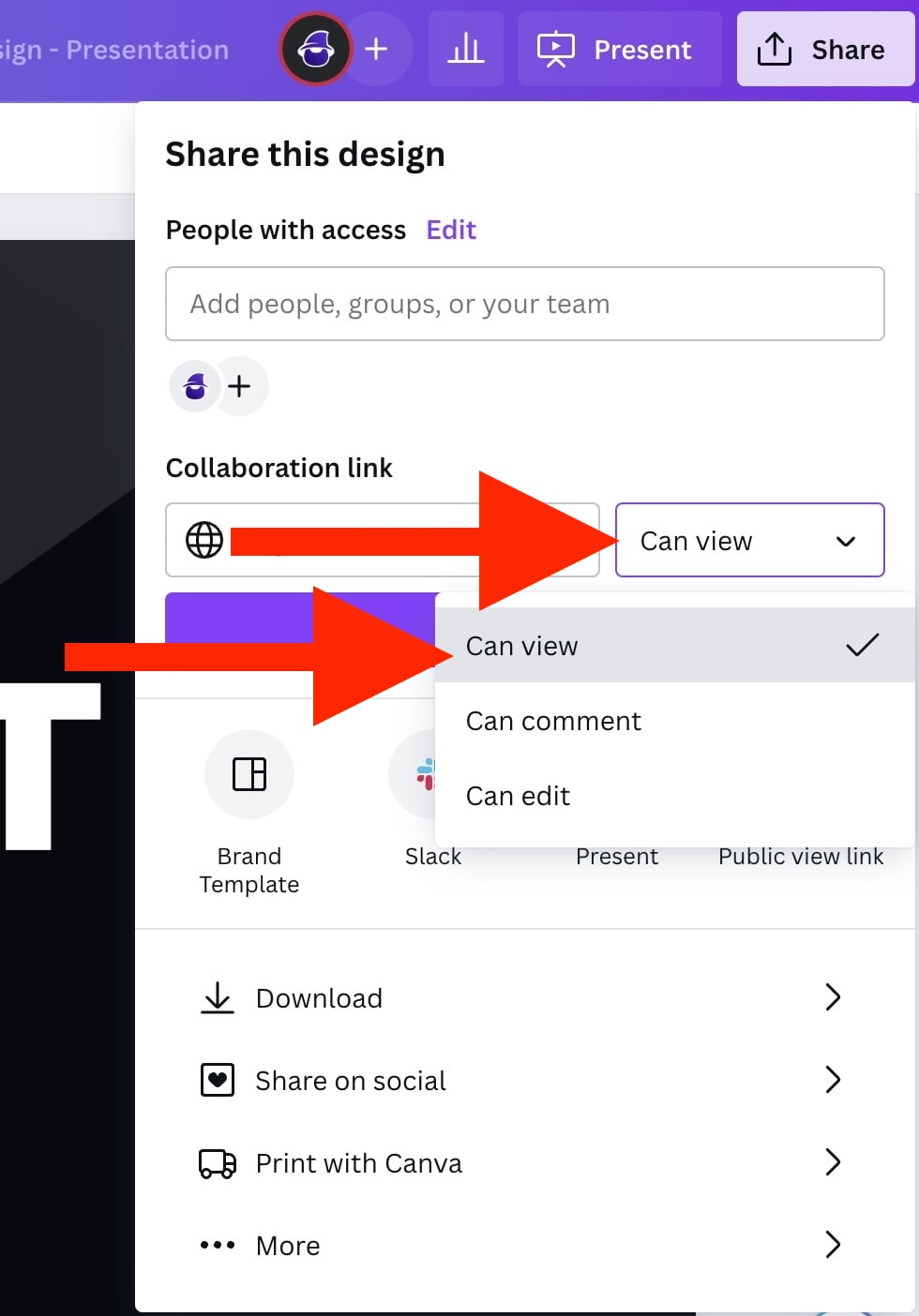 How to temporarily make a Canva design public - Magicul Blog